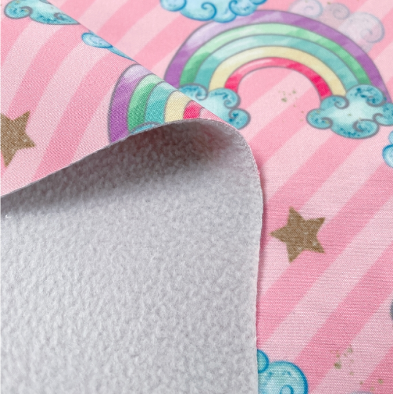 Softshell 3-Layers Bonded 330gsm Custom Printing Fabric